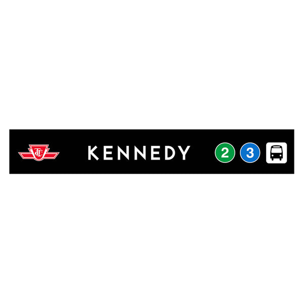 Kennedy Wooden Station Sign – TTCshop