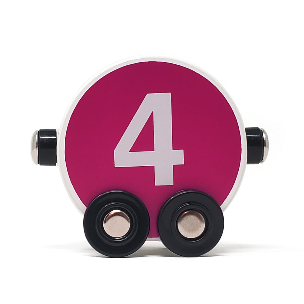 Line Number Wooden Train Cars, Unique Holiday Gift – TTCshop